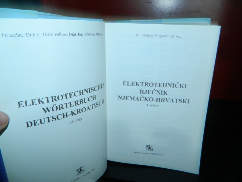 Elektrotehnički rečnik NEM-HRV * HRV-NEM