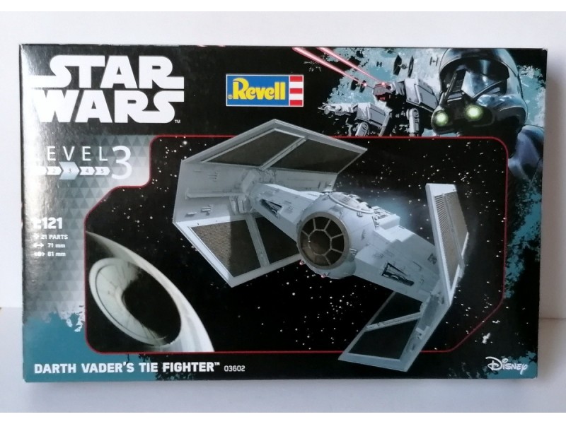 Revell, Star Wars, Darth Vader`s Tie Fighter, maketa