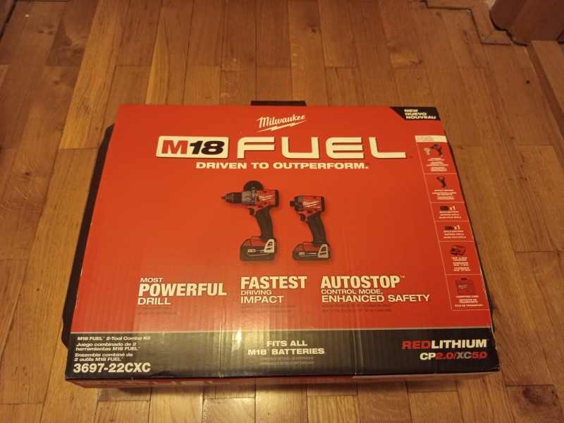 Milwaukee m18 fuel aku set
