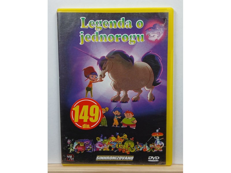Legenda o Jednorogu Crtani Film DVD 2008