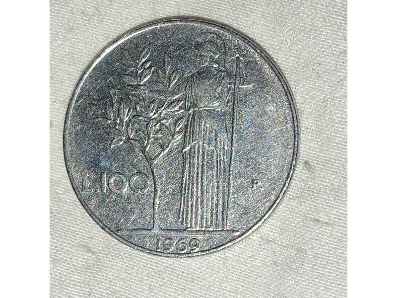 100 lira 1969
