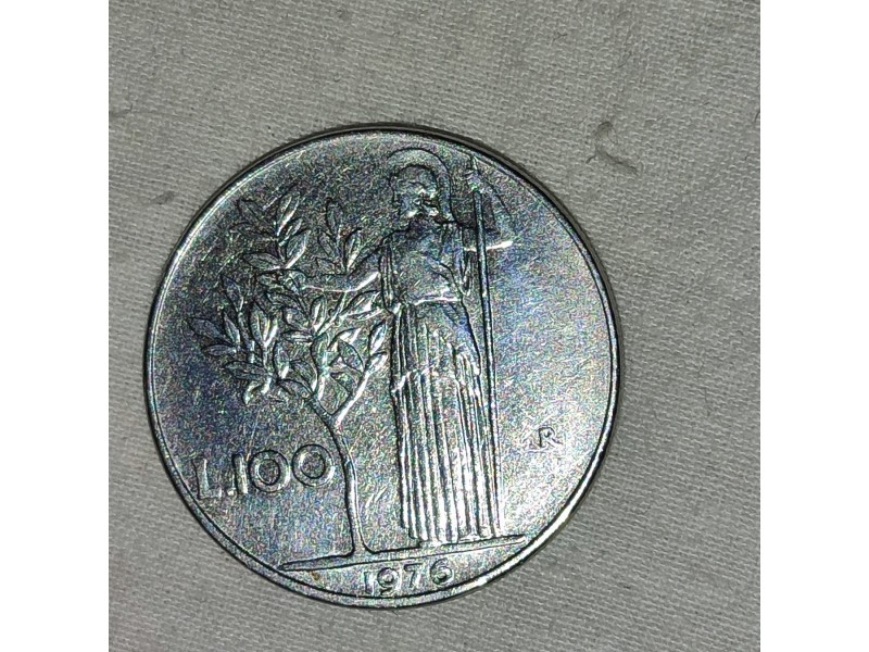 100 lira 1976