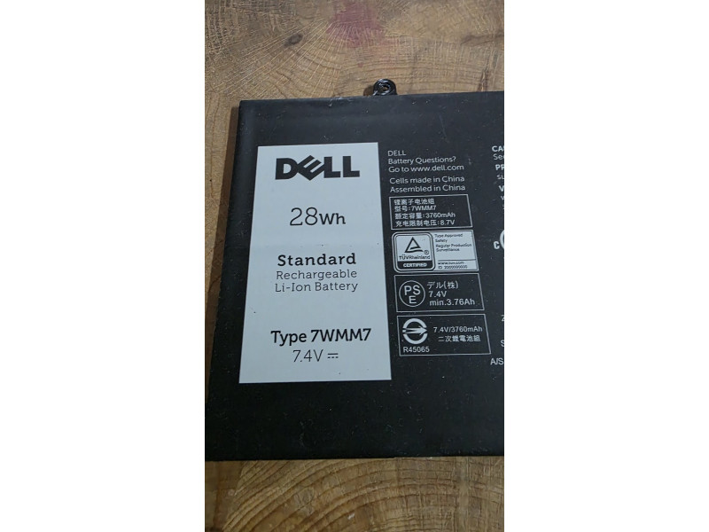 Baterija Dell type 7wmm7 7,4v