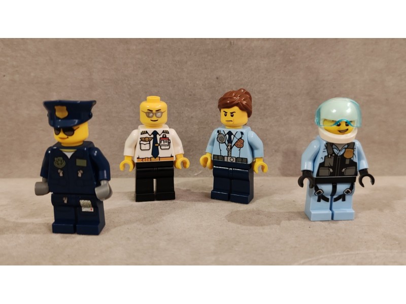 LEGO policajci 4 figurice