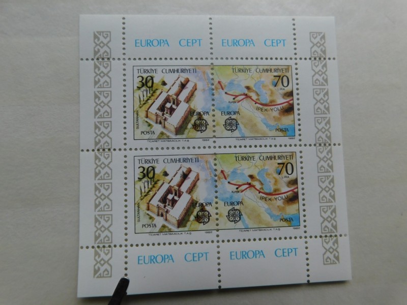 ** TURSKA EUROPA 1982 BLOK **