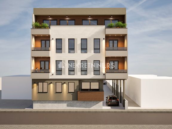 Trosoban stan 62.54 m² sa terasom – prizemlje, Sindjelićeva 47, Šabac