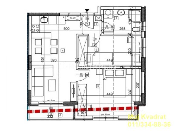 Zvezdara - Učiteljsko naselje, 54m2