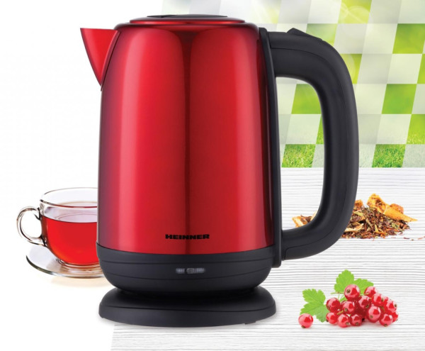 Heinner Električno kuvalo HEINNER HEK-2200RDSS 1,8l/2200W/crveni