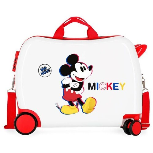 DISNEY MICKEY 100 deciji kofer na tockicima