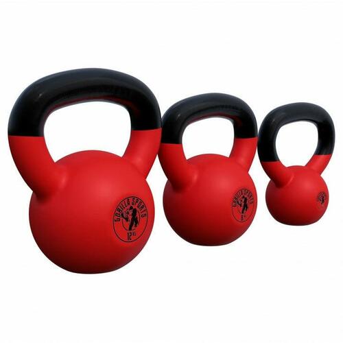 GORILLA SPORTS Rusko zvono sa neoprenom (Set od 24 kg)