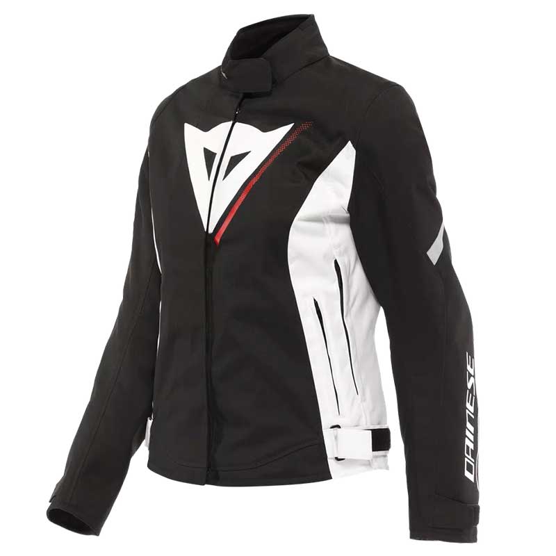DAINESE VELOCE ŽEN D-DRY JAKNA CRN/BEL/CRV
