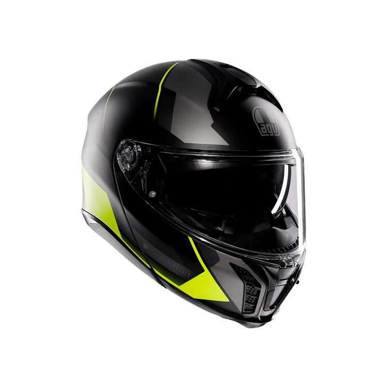 AGV KACIGA TOURMODULAR MAT-CRN/FLU-ŽUT