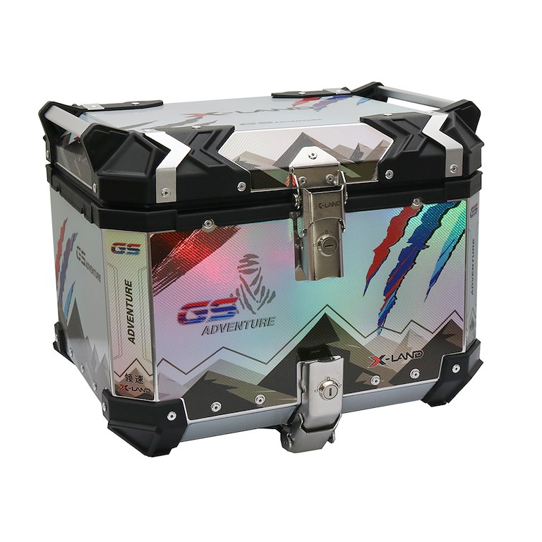 Centralni kofer X-LAND ALU sivi ADVENTURE 45L