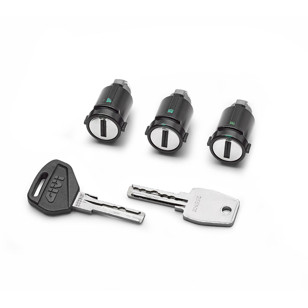 Set 3 brave kofera SMART SECURITY LOCK GIVI SLR103