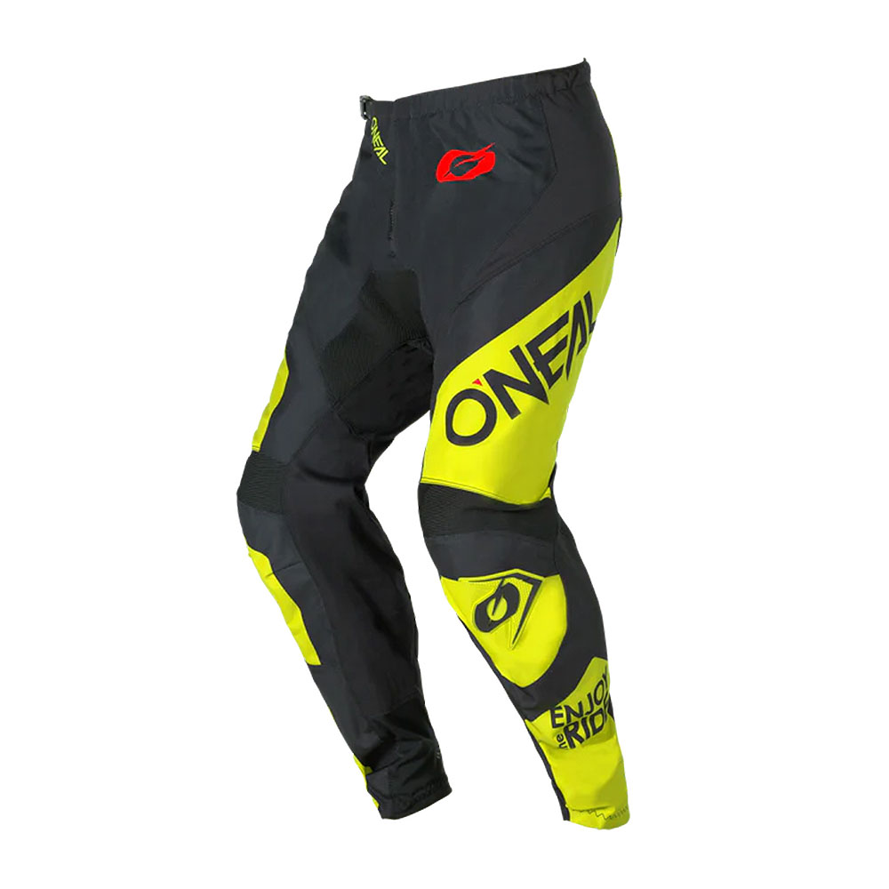 Pantalone Motocross ONEAL ELEMENT RACEWEAR crno žute
