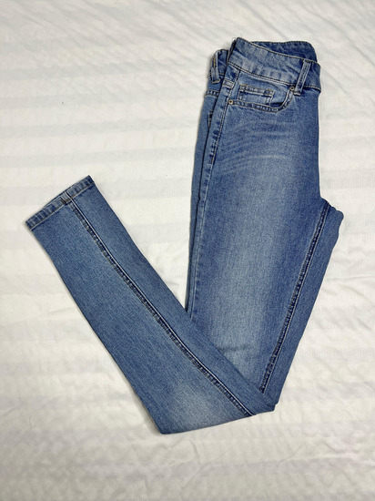 Denim&Co skinny farmerke, XS