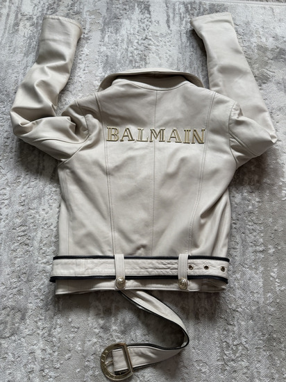 Balmain kozna jakna