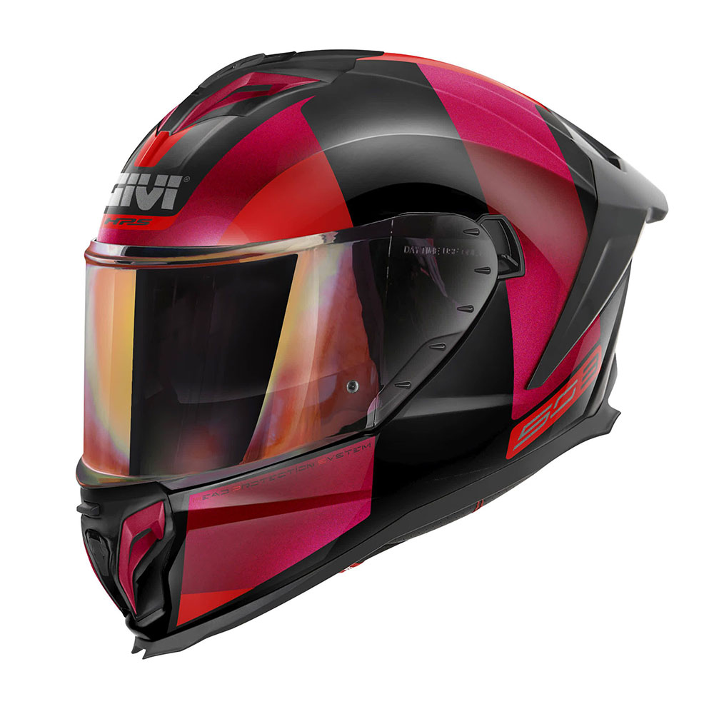 Kaciga GIVI zatvorena 50.3 VISION crno bordo crvena