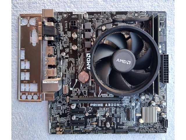Asus A320M-K + Ryzen 5 2600X + Ddr4 16Gb