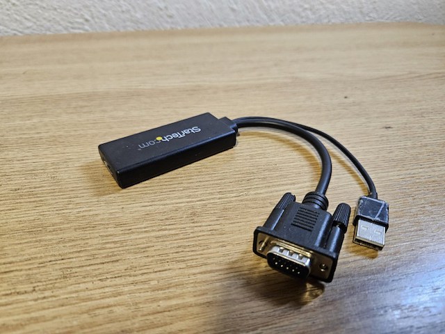 Kabl prelaz StarTech VGA na HDMI adapter sa audio VGA2H