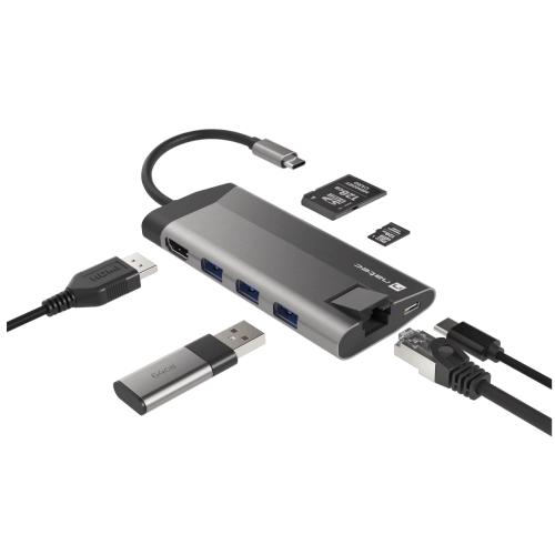 Natec Fowler Plus – USB 6-in-1 Type-C Multiport Adapter NMP‑1690