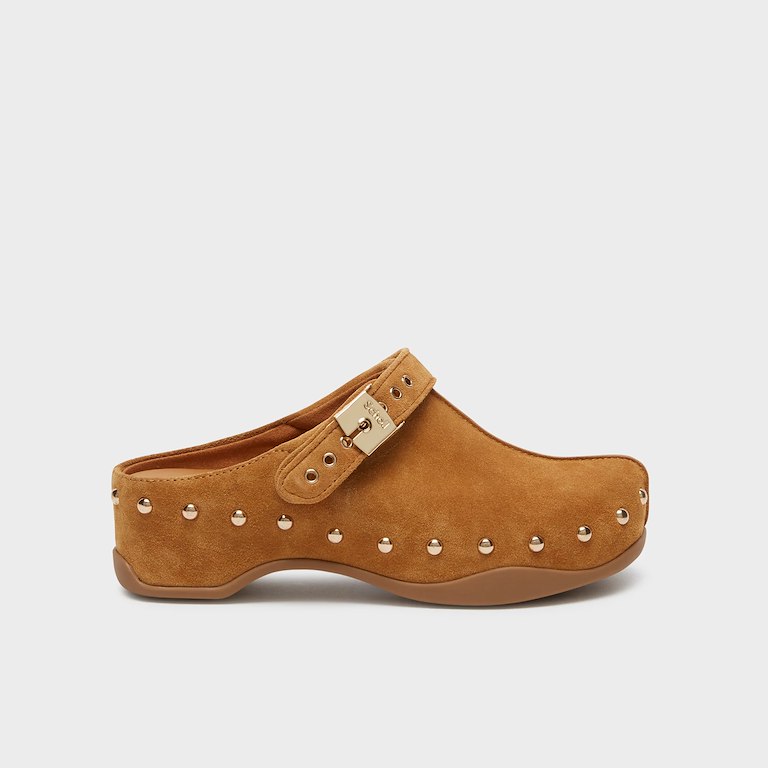 Scholl ženske klompe Pescura phoebe cognac