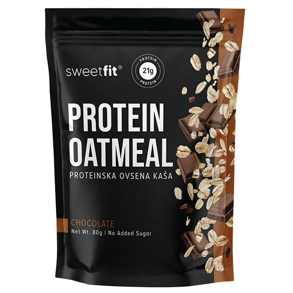 SweetFit Proteinska Kaša, 80g, Crna Čokolada