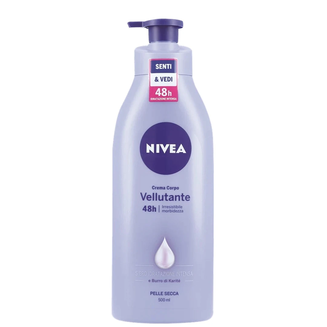 NIVEA MLEKO ZA TELO 500ML SA PUMPICOM VELLUTANTE 83824