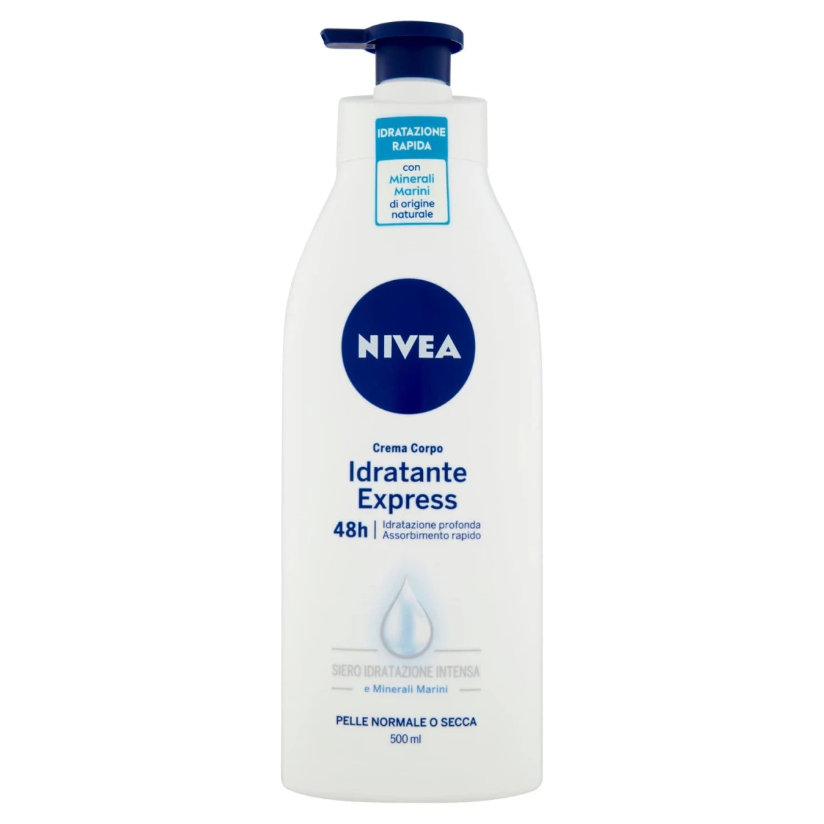 NIVEA MLEKO ZA TELO 500ML SA PUMPICOM IDRANTE EXPRESS 83826