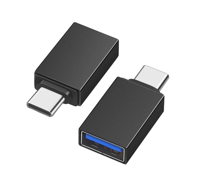 OTG Adapter USB Tip C na USB 3.0 Ženski – Crni (5Gbps)