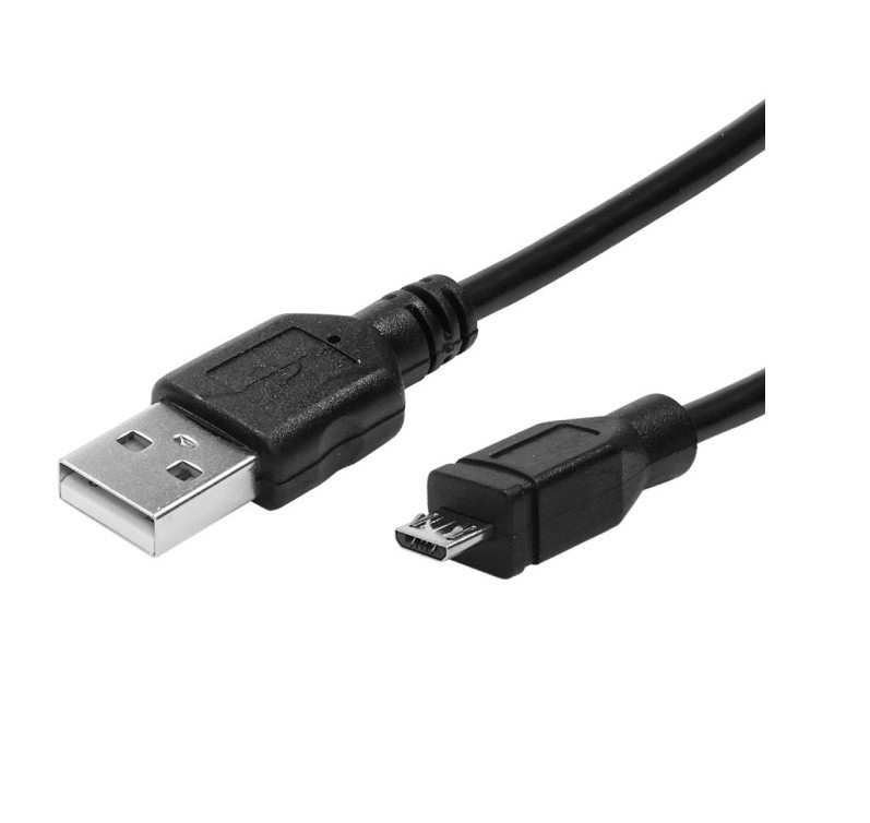 Micro USB Kabl 1m - Kabl za Punjenje i Prenos Podataka (Crni)