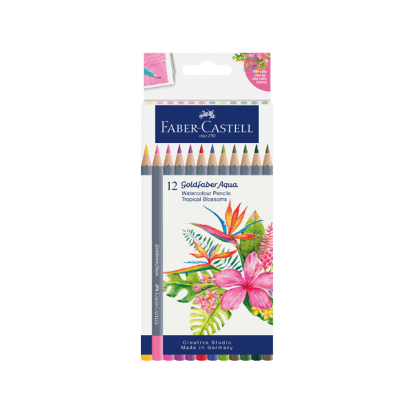 Drvene bojice Goldfaber Aqua Faber-Castell kartonsko pakovanje 1/12