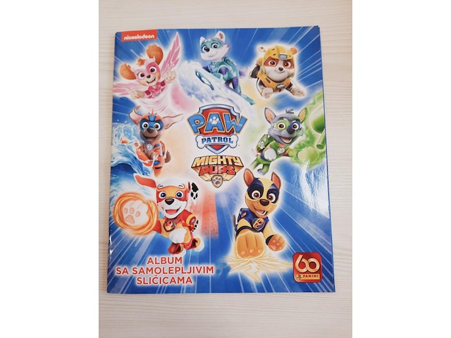 Album za sličice: Patrolne šape - Paw patrol (Panini)