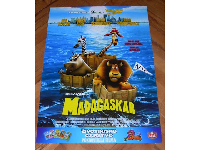 Madagaskar, crtani - filmski plakat