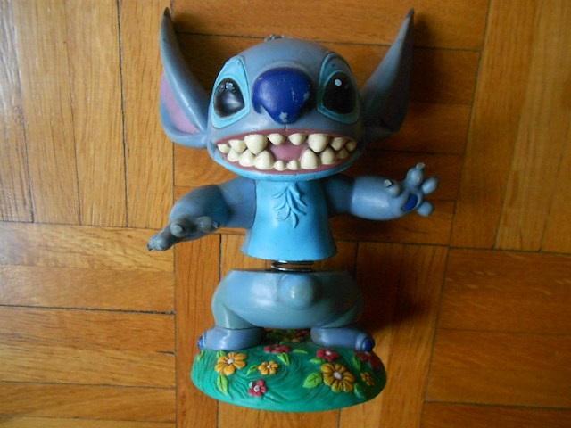 STITCH bobble head DISNEY 2001 hasbro, inc.