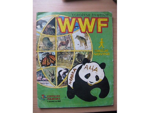 WWF UGROŽENE ŽIVOTINJE ALBUM