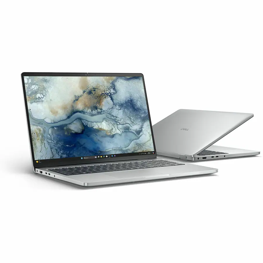 DELL - PRO 16 16" IPS LCD 1920 X 1200 (FULL HD PLUS) LAPTOP - INTEL CORE ULTRA 5 WITH 16GB MEMORY - 256 GB SSD - PLATINUM SILVER, SILVER