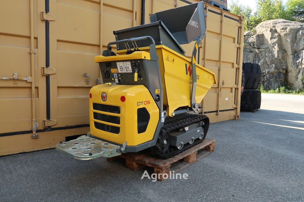 Prodaje se Wacker Neuson DT05 minidumper guseničarska kolica na aukciji