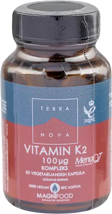 TERRANOVA
VITAMIN K2 KOMPLEKS kapsule, 50 kom
Dodatak ishrani