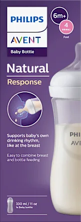 PHILIPS AVENT
Natural Response plastična flašica za bebe, od 6+ meseci, zapremina 330ml, 1 kom
