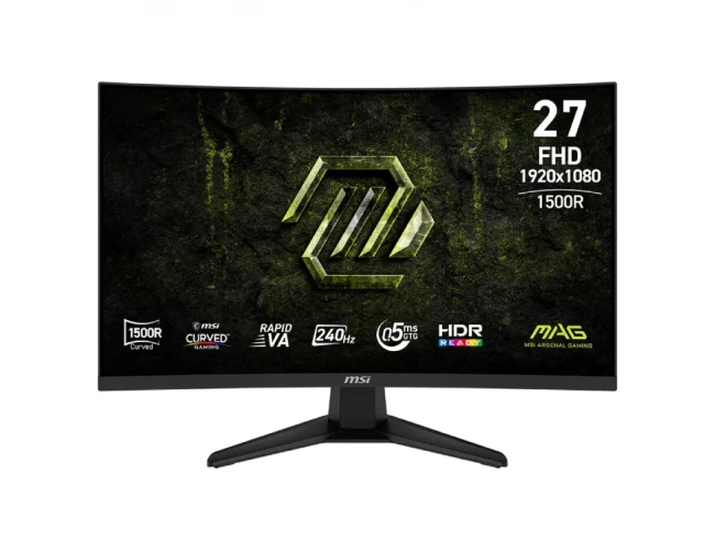 MSI MAG 275CF X24 Rapid VA zakrivljeni gejmerski monitor 240Hz 27"