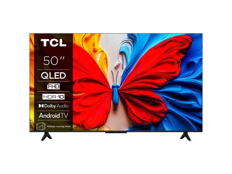 TCL Televizor 50S5K , 50", QLED FHD-, Smart TV, Crni