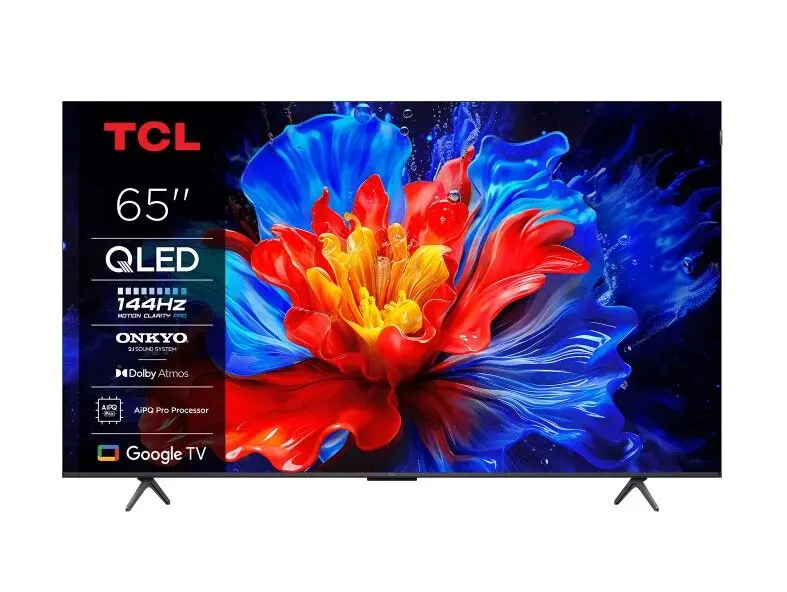 TCL Televizor 65P8K 65" QLED 4K, GoogleTV, Crni