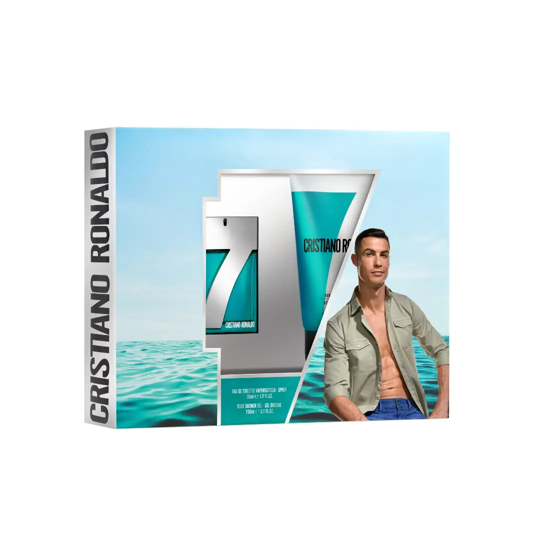 CR7 Muški parfemski set Origins, EDT, 50ml + Gel za tuširanje, 150ml