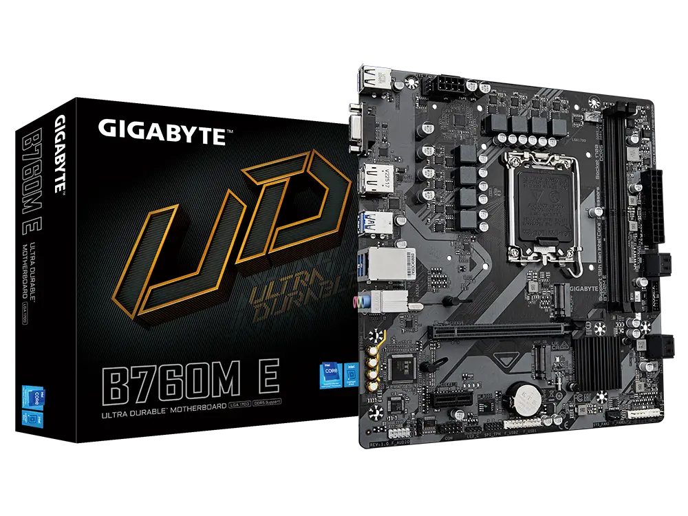 Gigabaјtova matična ploča MB B760M E LGA1700, 2xDDR5
