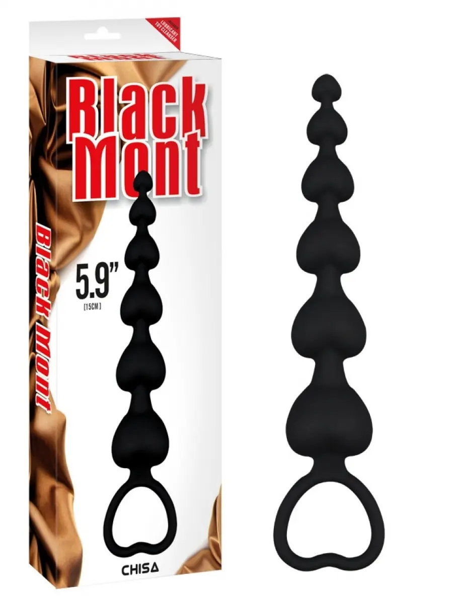Black Mont Analne kuglice, Elite Lover's Beads, Crne