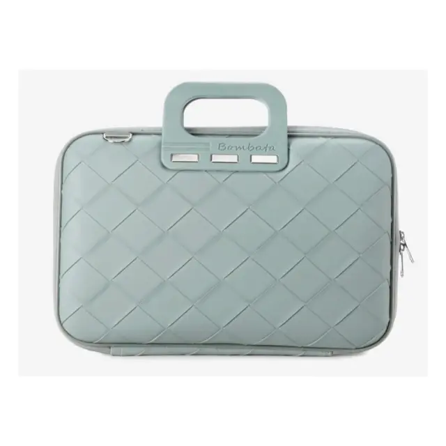 Bombata Torba za laptop Intrecciato, 13-14", Svetlozelena