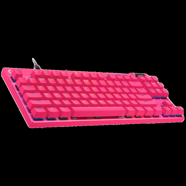 LOGITECH G PRO X TKL RAPID Gaming Keyboard - MAGENTA - US INT'L - USB - EMEA28i-935 - LINEAR