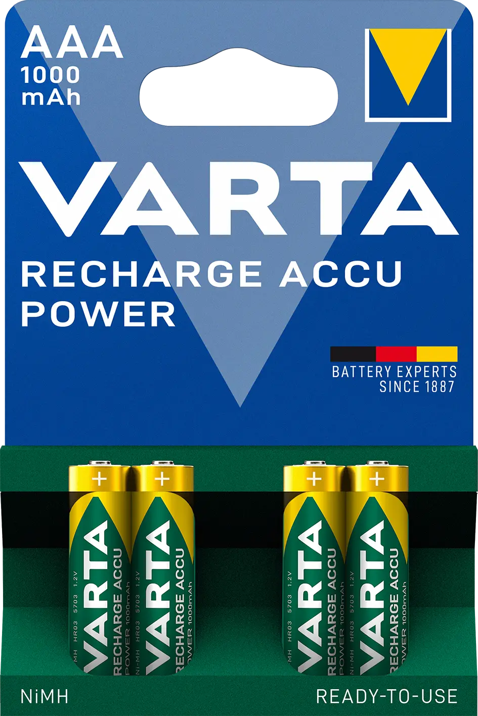 Varta Punjiva baterija HR03 1000mAh 4/1