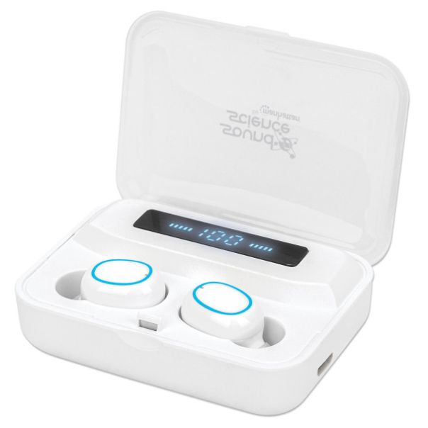 MANHATTAN Slušalice TWS 180399 Bluetooth 5.0 bele